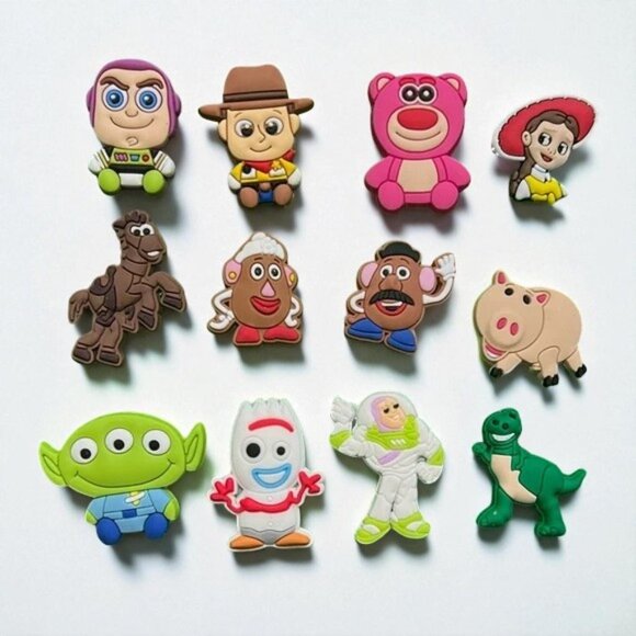 Shoes | 518 Set Of 12pcs Toy Story Mix Shoe Charms Accessories For ...